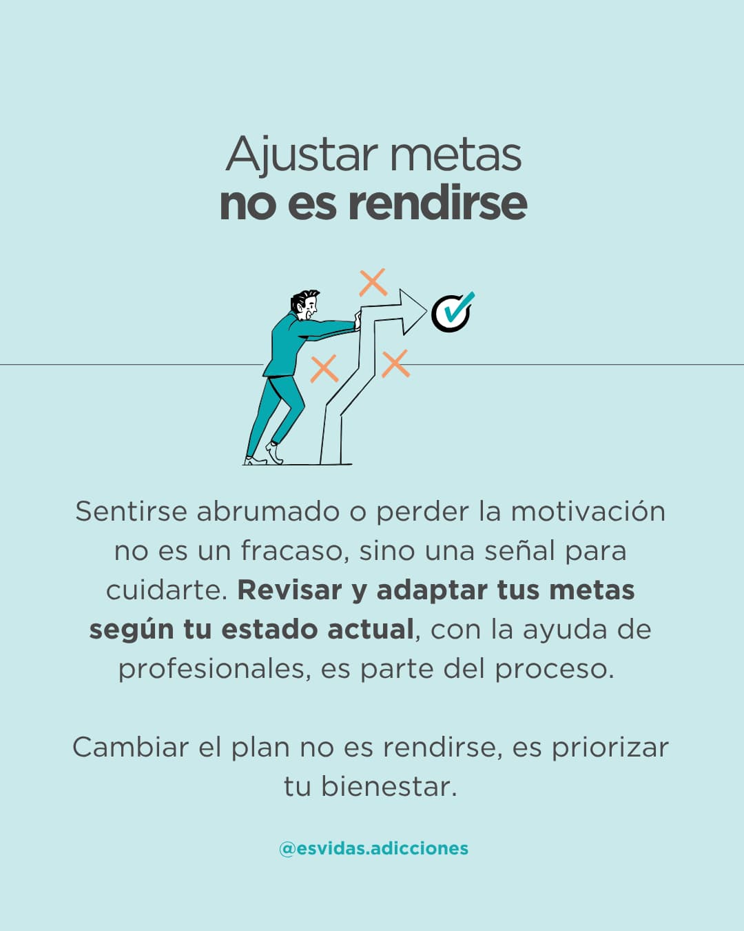 Metas en la recuperación de drogas: Cómo lograr avances